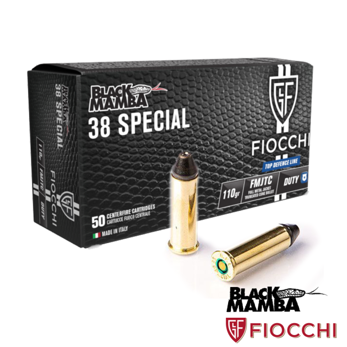 Stronghand | 38 Special Black Mamba 110gr Fiocchi